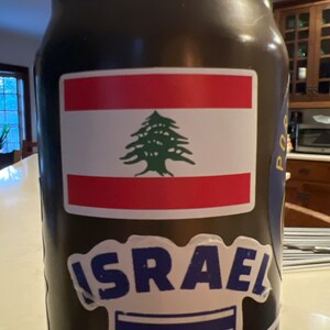 Very Lebanese Sticker Pack Waterproof Vinyl Stickers Pack of 5 Lebanon ...