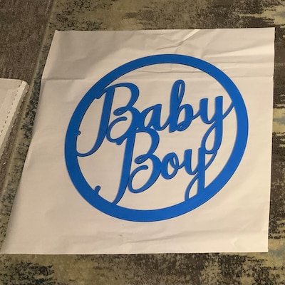 Baby Boy Announcement Sign Baby Boy Sign Baby Shower Photography Prop ...