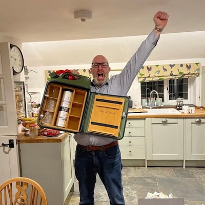 Jerry Can Mini Bar FREE ENGRAVEMENT Ver.3, Three Whisky Glasses, Free ...