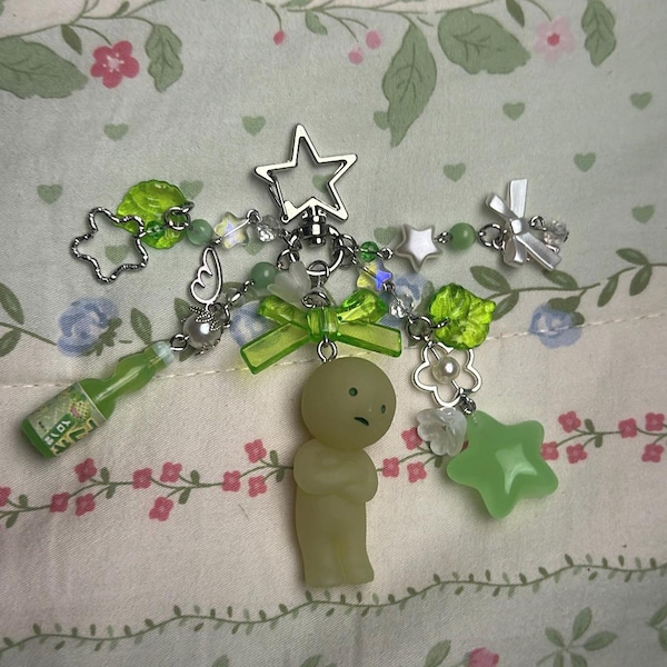 Custom Mini Smiski Trinket Keychain - Etsy