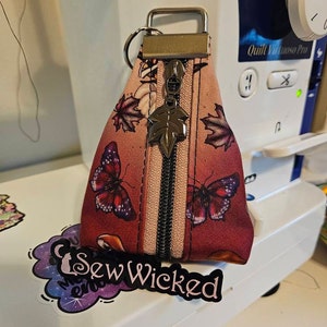 Key Fob Coin Pouch Pattern - Etsy