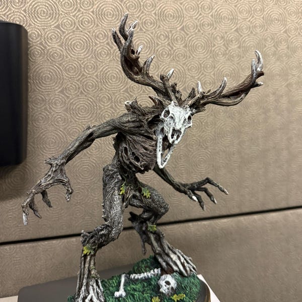 Spectral Hand Wall Plaque, Large Version, Blood Red, Resin Victorian ...