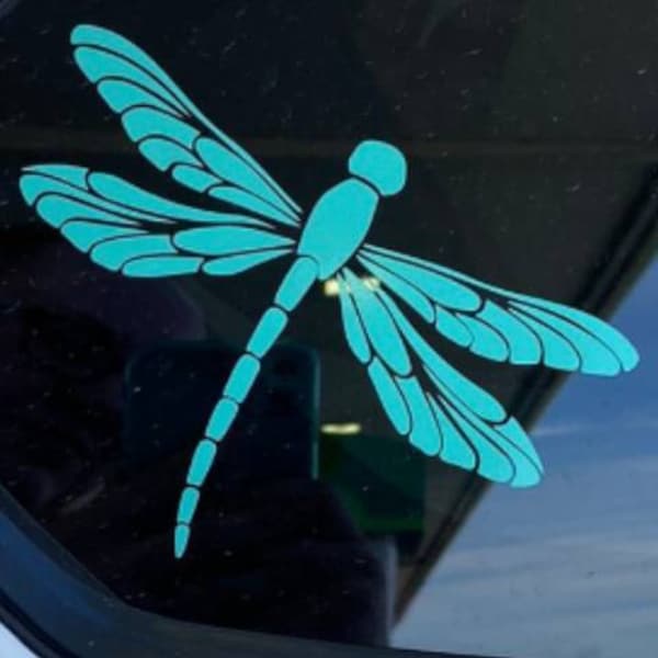 Dragonfly Decal, Dragonfly Sticker, Dragonfly Car Window Vinyl - Etsy