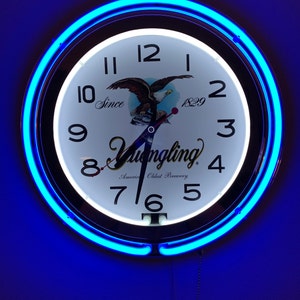 Yuengling America's Oldest Brewery Since 1829 Blue Double Neon Bar ...