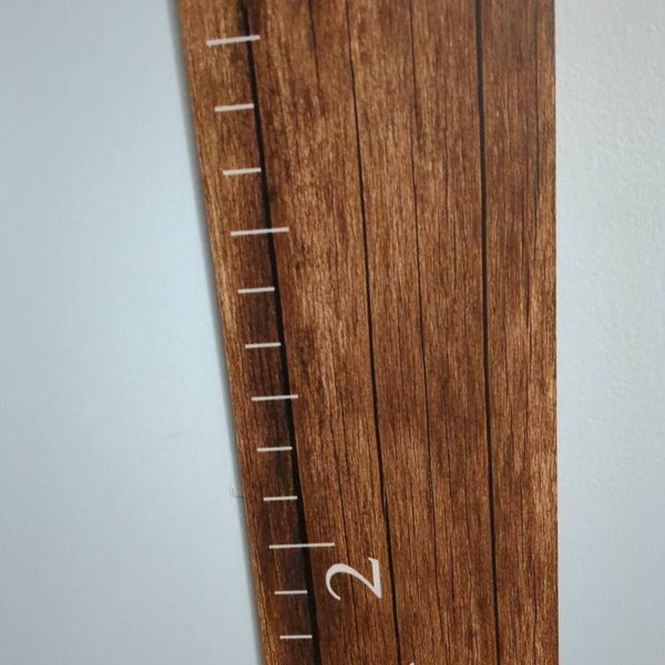 Personalized Wooden Kids Growth Chart - Height Ruler for Boys Girls ...