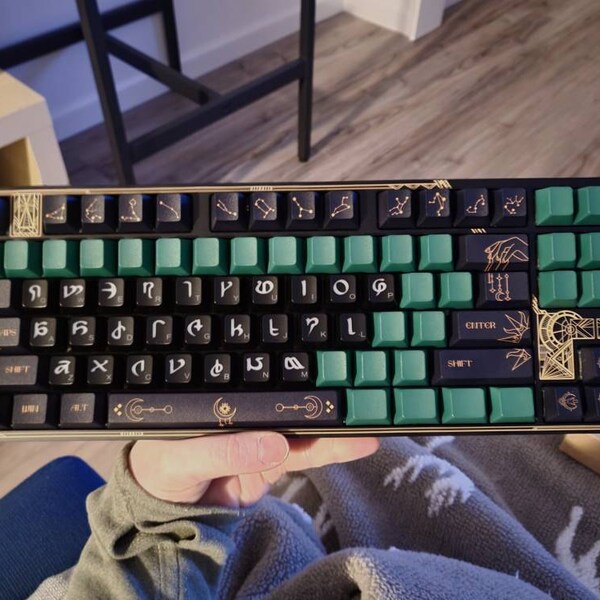 FFXIV Keycap Set, Artisan Keycaps, Custom Keys for Cherry MX Keyboard ...