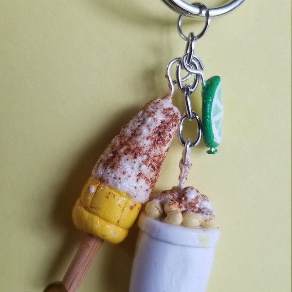 Elote Mexican Food Keychains - Etsy
