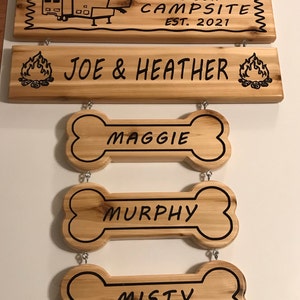 Outdoor Wood Sign Custom Camp Sign Personalized Camping Sign | Etsy
