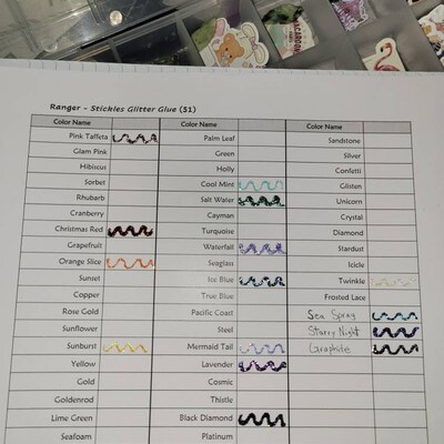 Derwent Chromaflow 72 Colored Pencil Set DIY Color Chart / Swatch Sheet ...