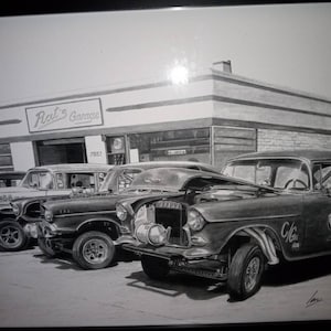 1964 Ford Galaxie Customized Pencil Drawing Print - Etsy