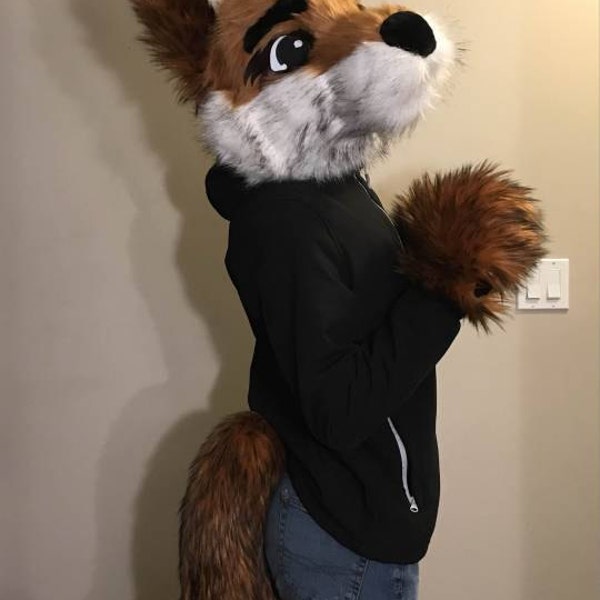 Canine/wolf/dog/fox Fursuit Tail Sewing Pattern (DIGITAL DOWNLOAD) Two ...