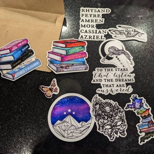 TOG Book Stack Sticker Throne of Glass Series - Etsy