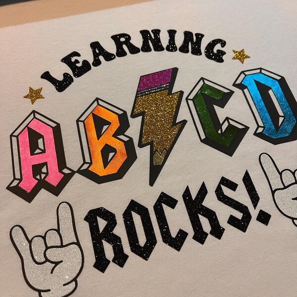 ABCD Learning Rocks SVG PNG, Back to School Svg, Teacher Appreciation ...