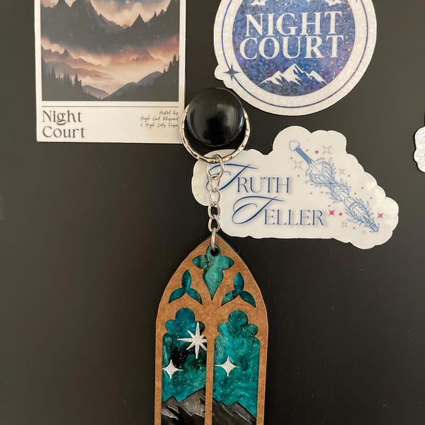 Velaris Bookmark Night Court Book Mark Cathedral Window Bookmark ...