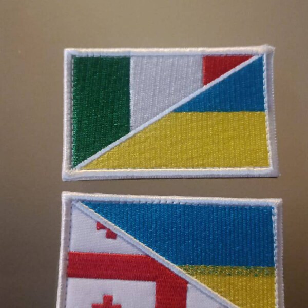 2-pack US American Flag Patches, 3x2 Inches, Embroidered Velcro Patch ...