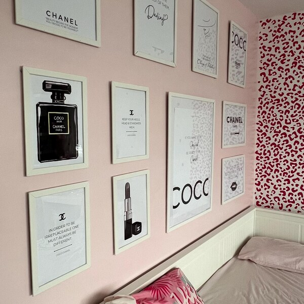 COCO Wall Art Set, Set of 3 Fashion Prints, Fashion Printable, Fashion ...