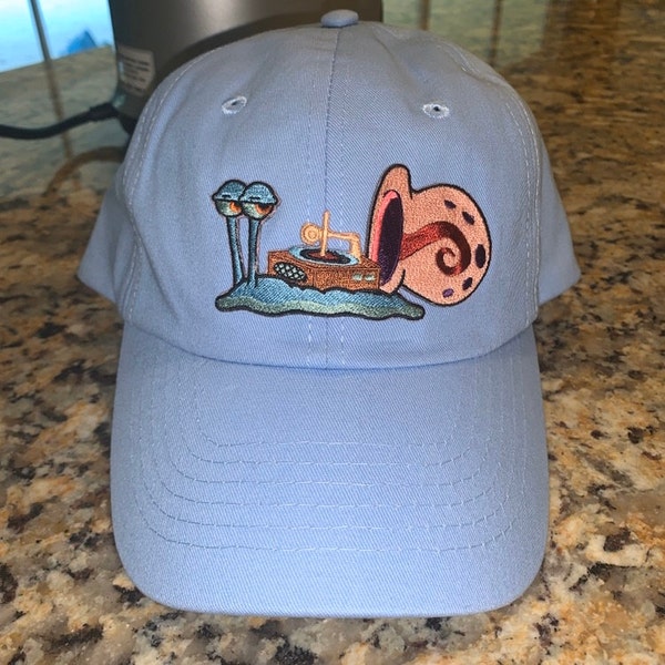 Spongebob Squarepants Gary Record Player Embroidered Iron on Applique ...