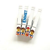 Student Classroom Clothespins Hand Painted Personalized Kids Artwork ...