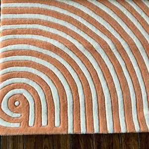 Bespoke Minimalist Bohemian Handmade Designer Rug Custom - Etsy