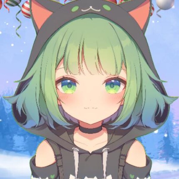 Cute Pngtuber Model | Anime Girl Pngtuber Premade Model | Veadotube ...