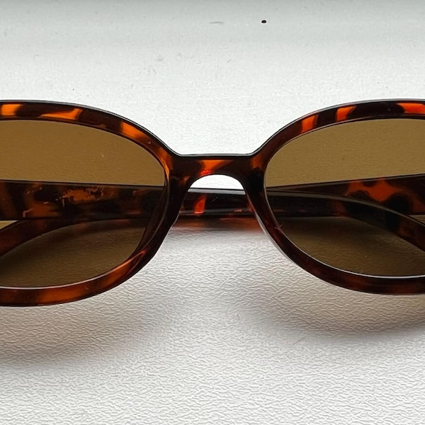 Brown / Tan Vintage Style Tortoise Shell Aviator Sunglasses - Men and ...