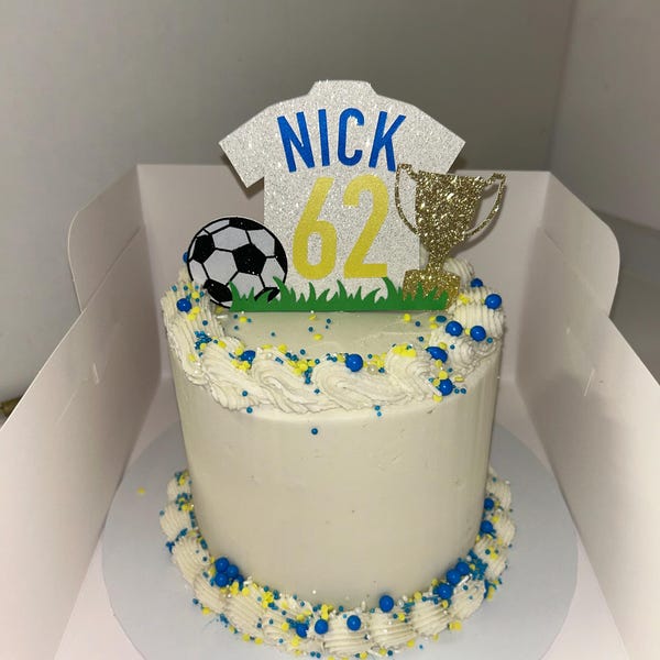 Black Glitter Happy Birthday Cake Topper - Etsy