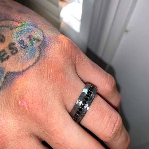 Gold Tungsten Circuit Board Wedding Band: Programmer Ring, Custom ...