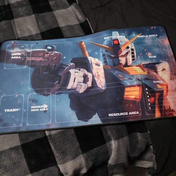 Gundam Playmat, Gundam Card Game, Gundam Mobile Suit, With or Without ...