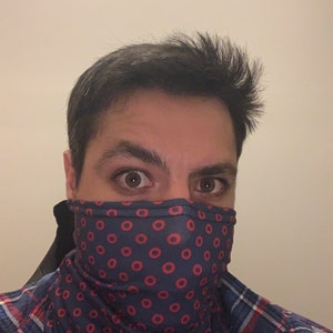 Fishman Classic Donuts Face Mask. Phish Tour - Etsy