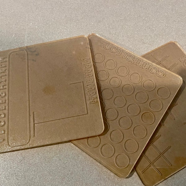 Bundle Set - Reusable Board Games - Dry Erase Games, Travel Games, Road ...