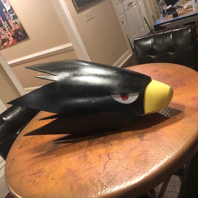 Tokoyami Cosplay Mask Moving Jaw Pattern/template - Etsy
