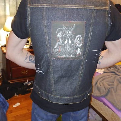 Samhain Danzig Werewolf Demon Patch , Back Patch Size , Heavy Metal ...