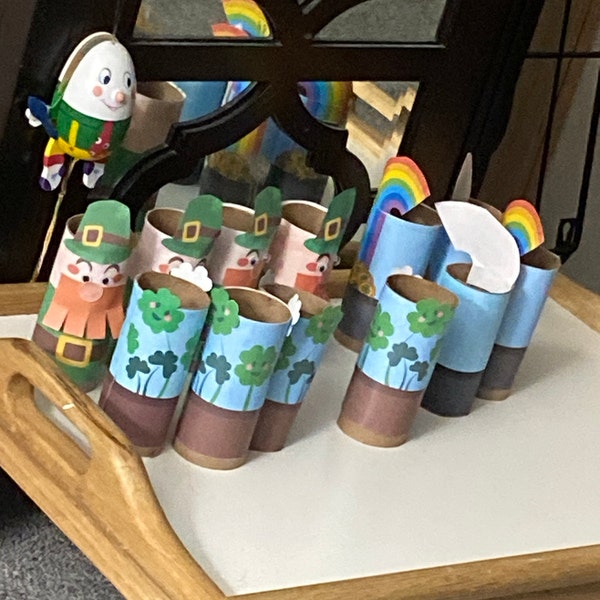 Printable Christmas Toilet Paper Roll Craft Templates - Etsy