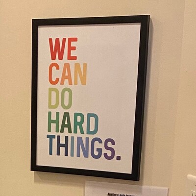 We Can Do Hard Things Download, Printable Art, Inspirational Quote ...