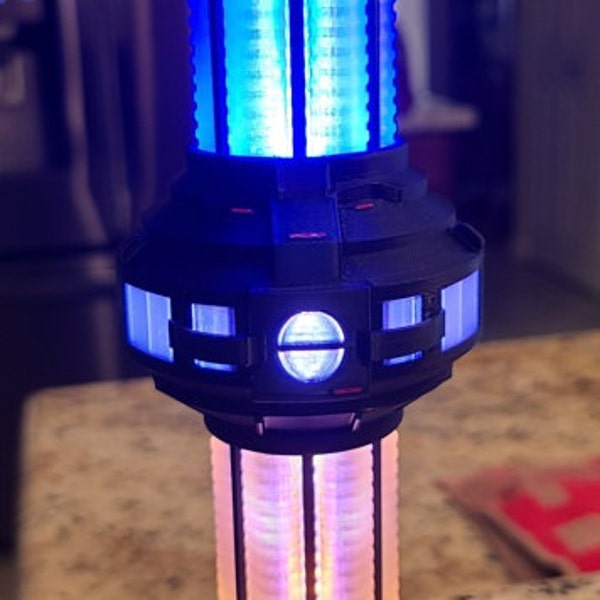 Micro Enterprise E Warp Core With Customizable Leds and WIFI - Etsy