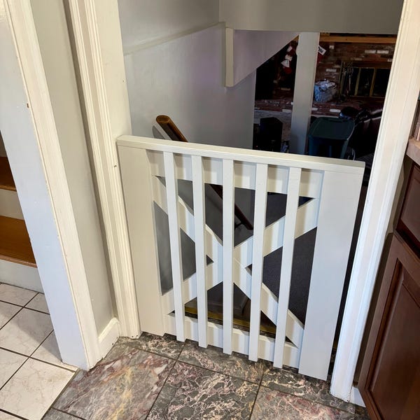 Wooden Baby Gate. Customizable Size for Every Entryway. Hardware ...