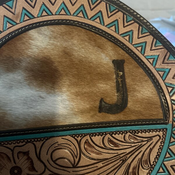 Mens Women's Straw Cowboy Hat With Turkey Feather & Burned Card ...