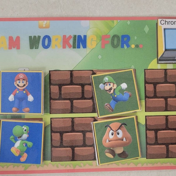 Sonic Token Board, Token Chart, Token Economy, Potty Training, Autism ...