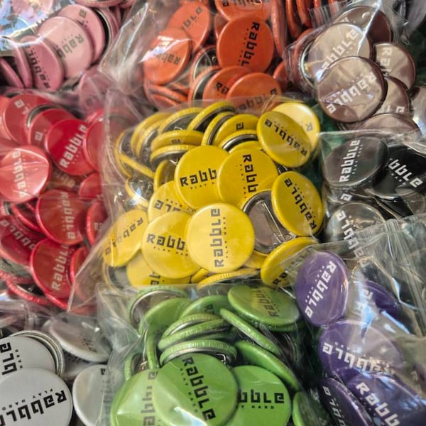 Custom Printed Badges - Lots of Sizes and Quantities - Any Text, Photo ...