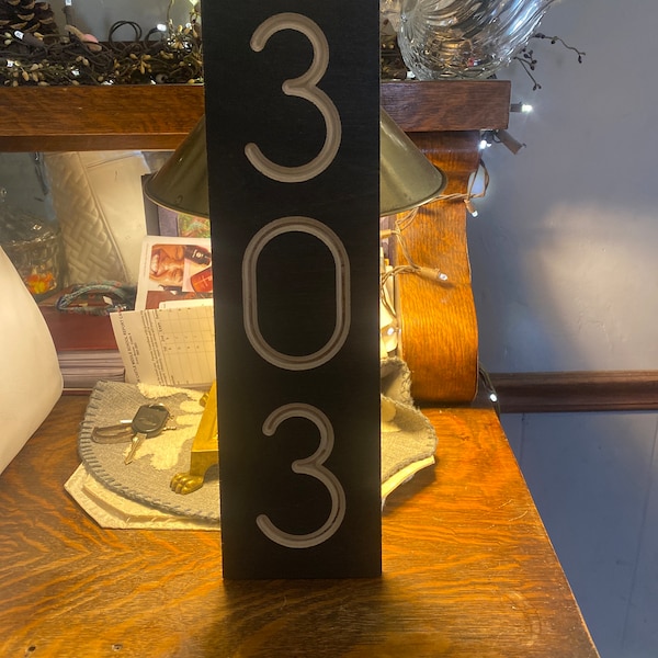 House Number Sign Horizontal, Vertical, Address Sign for House, Number ...
