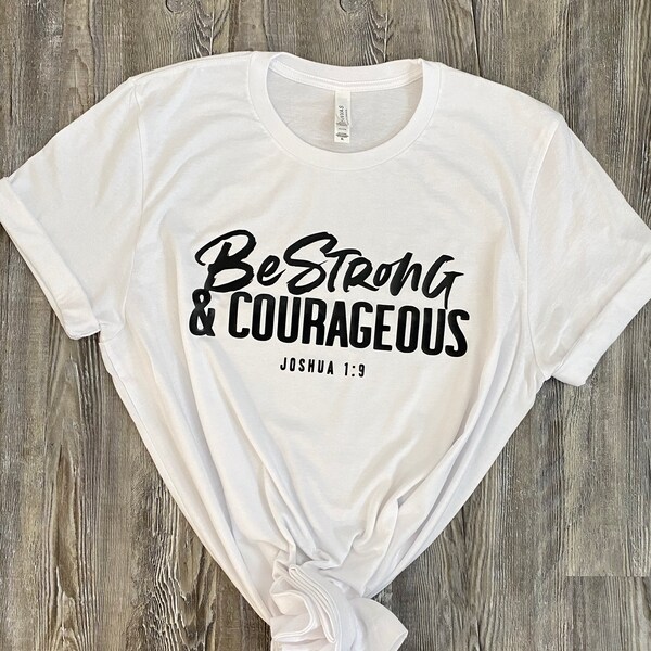 Be Strong and Courageous Svg / Scripture Svg / Bible Quote Svg / Bible ...