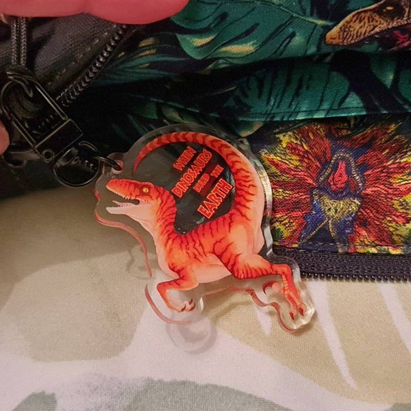 Dilophosaurus Paleo Punk Jacket Patches, Natural History Paleoart ...