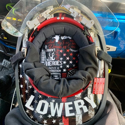 Tactical Red Line Fire Helmet Wrap - Etsy Canada