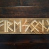 Your Name in Viking Runes! Custom Norse Name Sign. Personalized Nordic ...