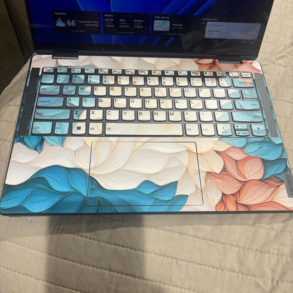 Custom Laptop Skins Lenovo Legion Decal Personalised Aesthetic Blue ...