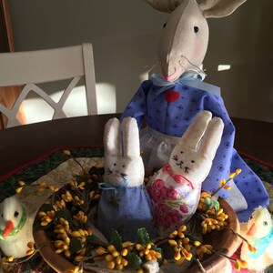 PATTERN PDF Digital Primitive Spring Chick in Eggshell - Etsy