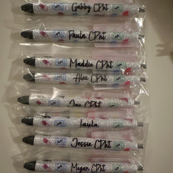 Nurse Glitter Pens, Dr Glitter Pens, Custom Glitter Pens, Medical Field ...