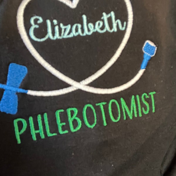 Phlebotomist Jacket, Personalized Phlebotomist Gift, Gift for Nurse ...