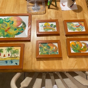 Distressed Emily Frame Wood Picture Frames Picture Frames - Etsy
