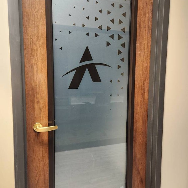 Custom Frosted Window Film Sticker - Personalized Frosted Privacy Vinyl ...
